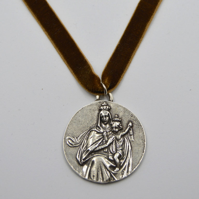 Medalla Escapulario de la Virgen del Carmen - Medallas religiosas Bymima